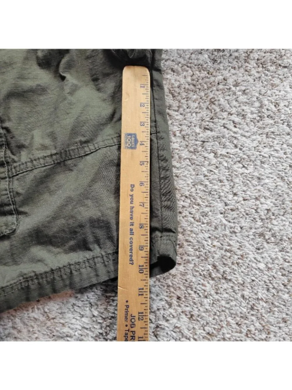 csg | Shorts | Csg Cargo Shorts Mens 36 Green Ripstop Army Utility Flaw ...